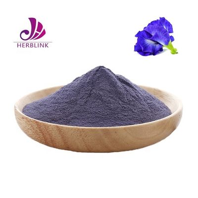 Food Additive Butterfly Pea Flower Extract Powder 100% Pass 80 Mesh